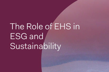 Role of EHS in Sustainability & ESG [Infographic] – Cority